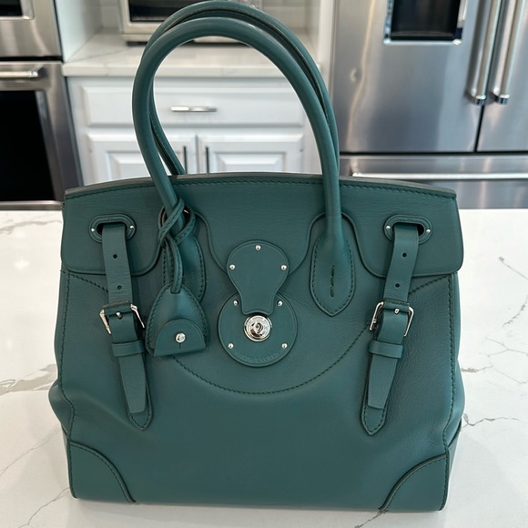 Ralph Lauren | Bags | Ralph Lauren Soft Ricky 33 Napa Leather Bag Brand ...